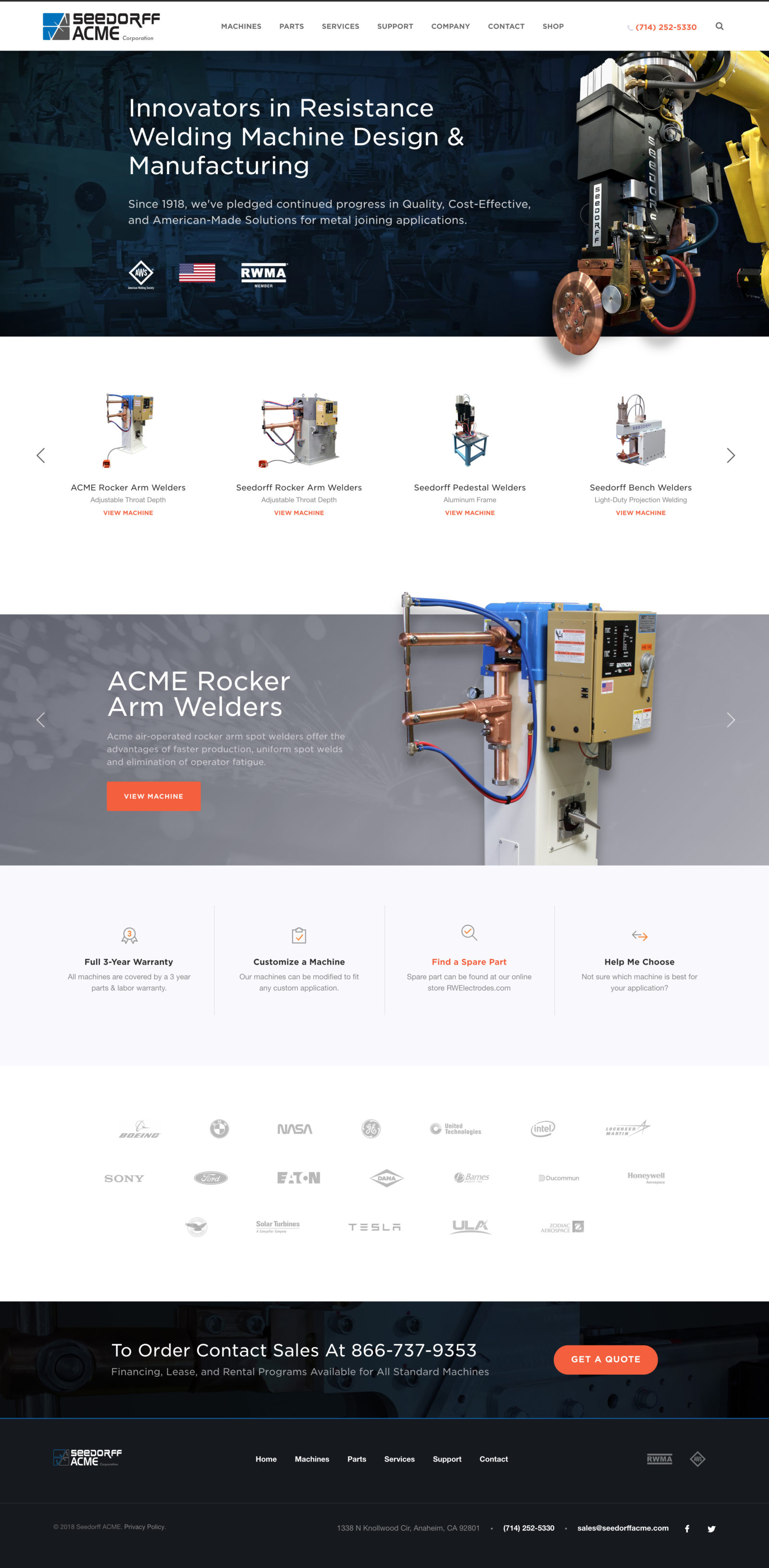 Seedorff ACME – Website Design & Development – Meta Interactive